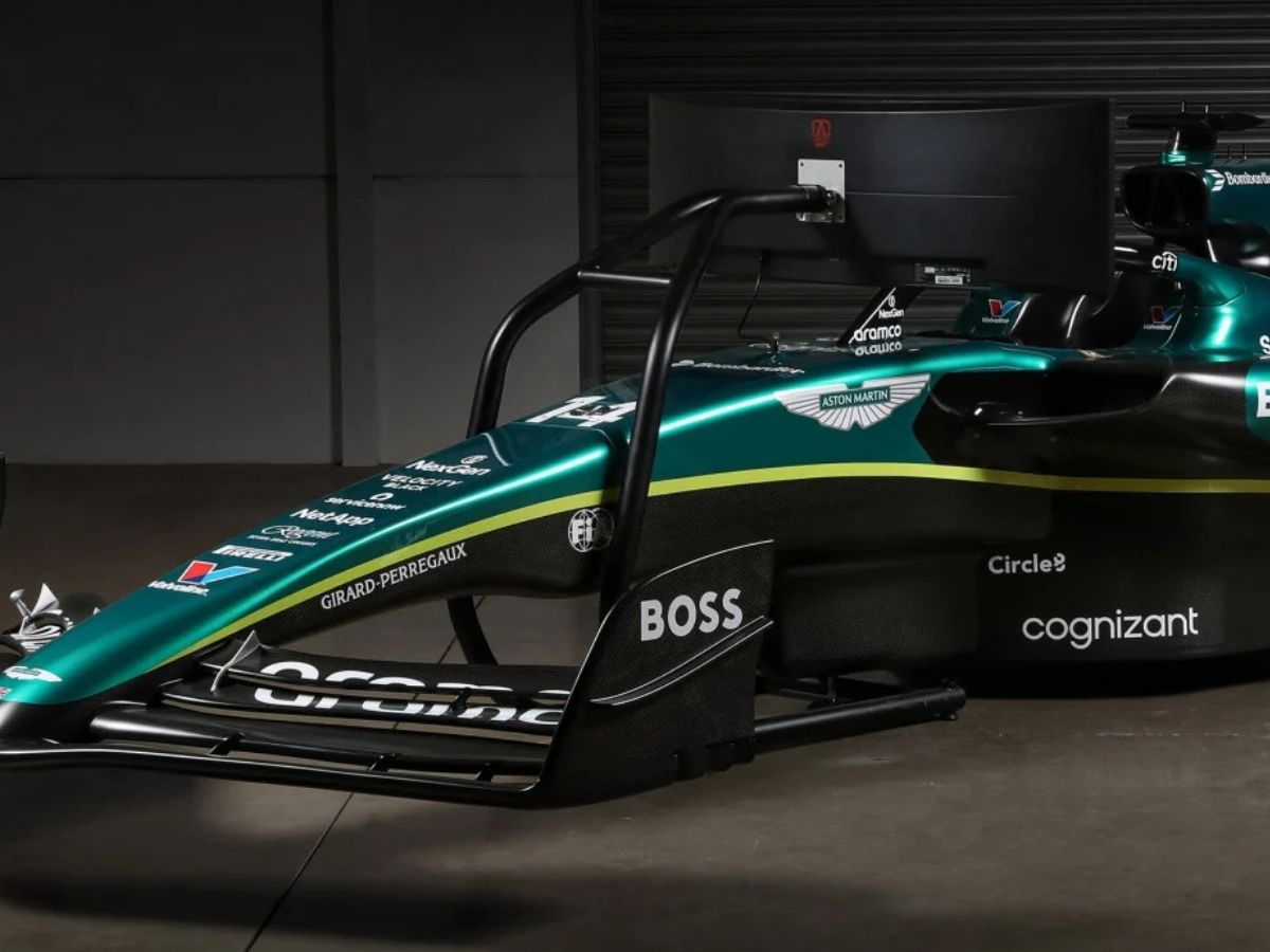 Aston Martin lancia simulatore di guida F1 con movimento realistico