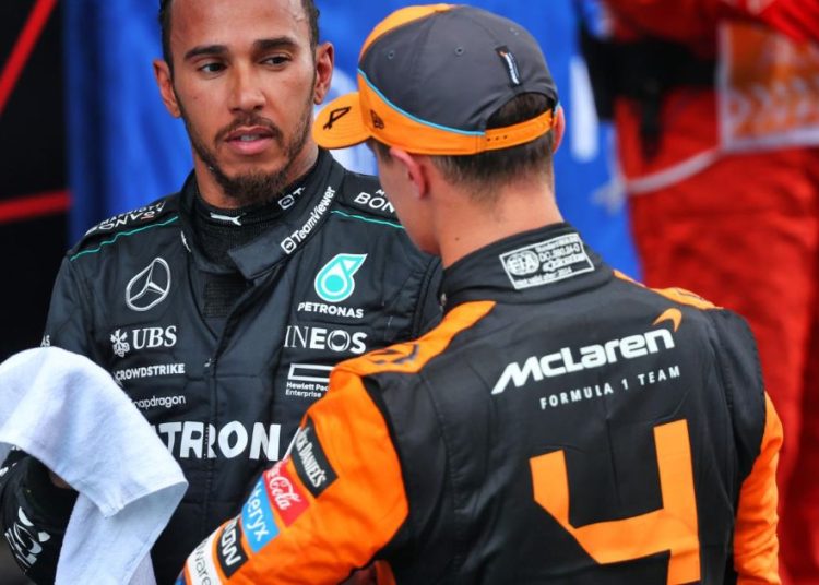 Lando Norris avvisa gli Hamilton-scettici: “Chi dubita di lui è sciocco”