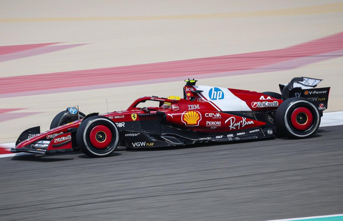 F1 | Test Bahrain 2025, Hamilton studia la Ferrari