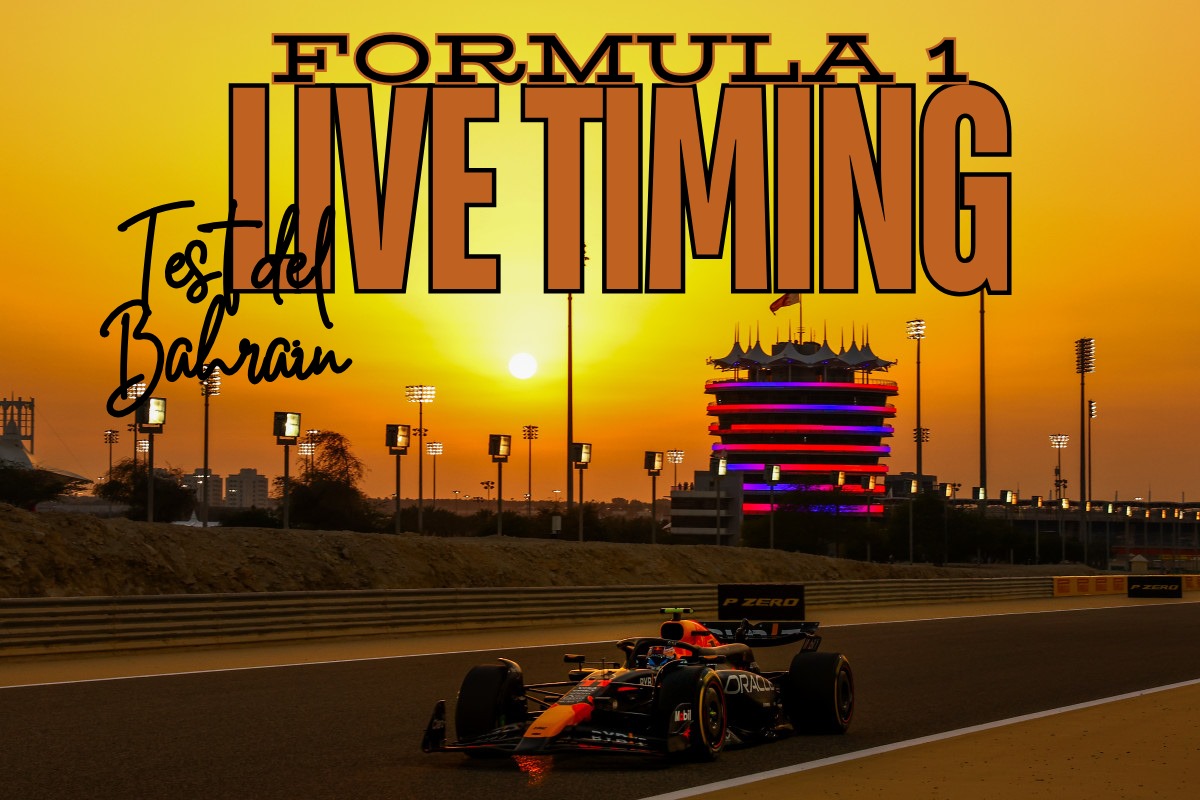 F1 Live Timing - Test Bahrain 2025